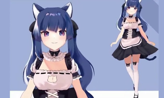 Draw and rig 2d vtuber model live2d for vtube studio face rig vrchat ... Draw and rig 2d vtuber model live2d for vtube studio face rig vrchat ...