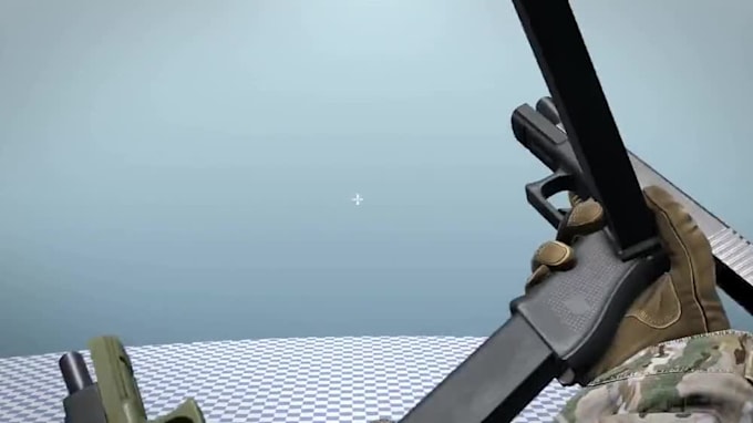 Render 3d gun model,3d fps animation,3d shooting game,viewmodel ...