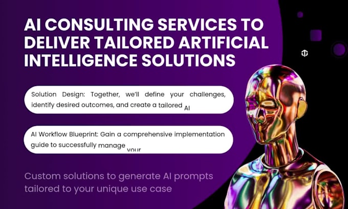 Do expert ai consulting services to deliver artificial intelligence solutions by Ronywebs | Fiverr