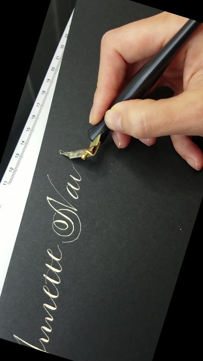 Record a video of me writing calligraphy by Lsiefe1 | Fiverr