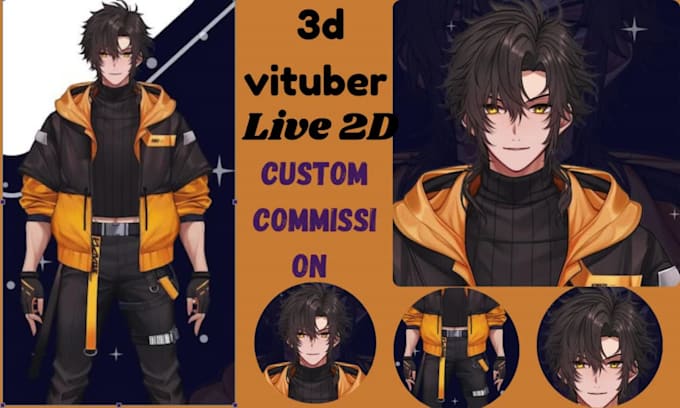 Creare un modello vtuber 2d e 3d personalizzato live2d, rigging ...
