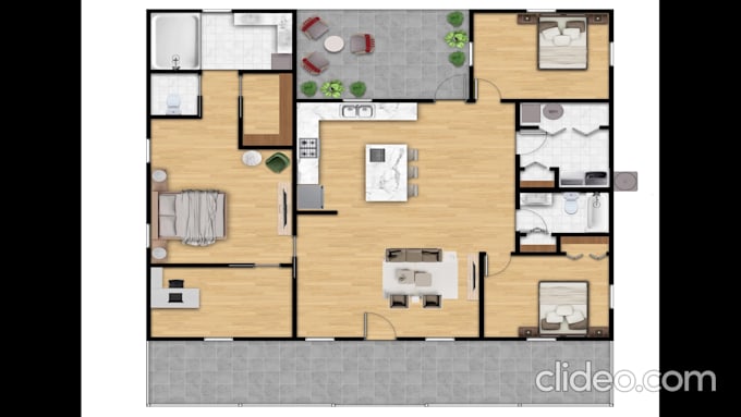 Create 2d architectural and real estate site plan renderings by Qadeer ...