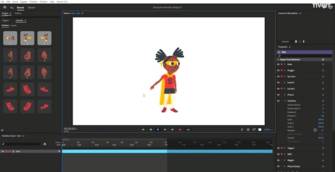 Create a puppet for adobe character animator by Subho30666 | Fiverr