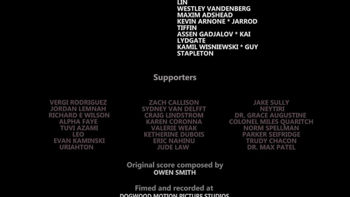 Create professional end credits,rolling for your movie by Top_oshi_pro ...