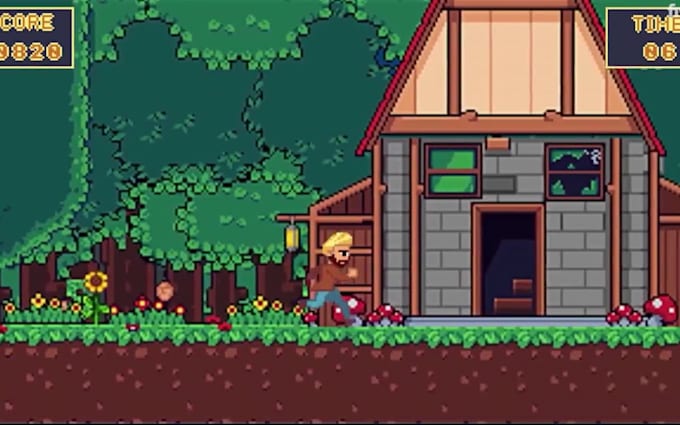 2d retro pixel art character, 2d pixel game art, pixel art, 2d sprite ...