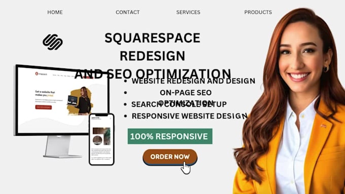 Do squarespace redesign with squarespace seo and squarespace landing ...