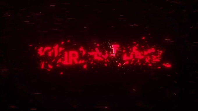 Make you a shattering text animation by Sid2121 | Fiverr