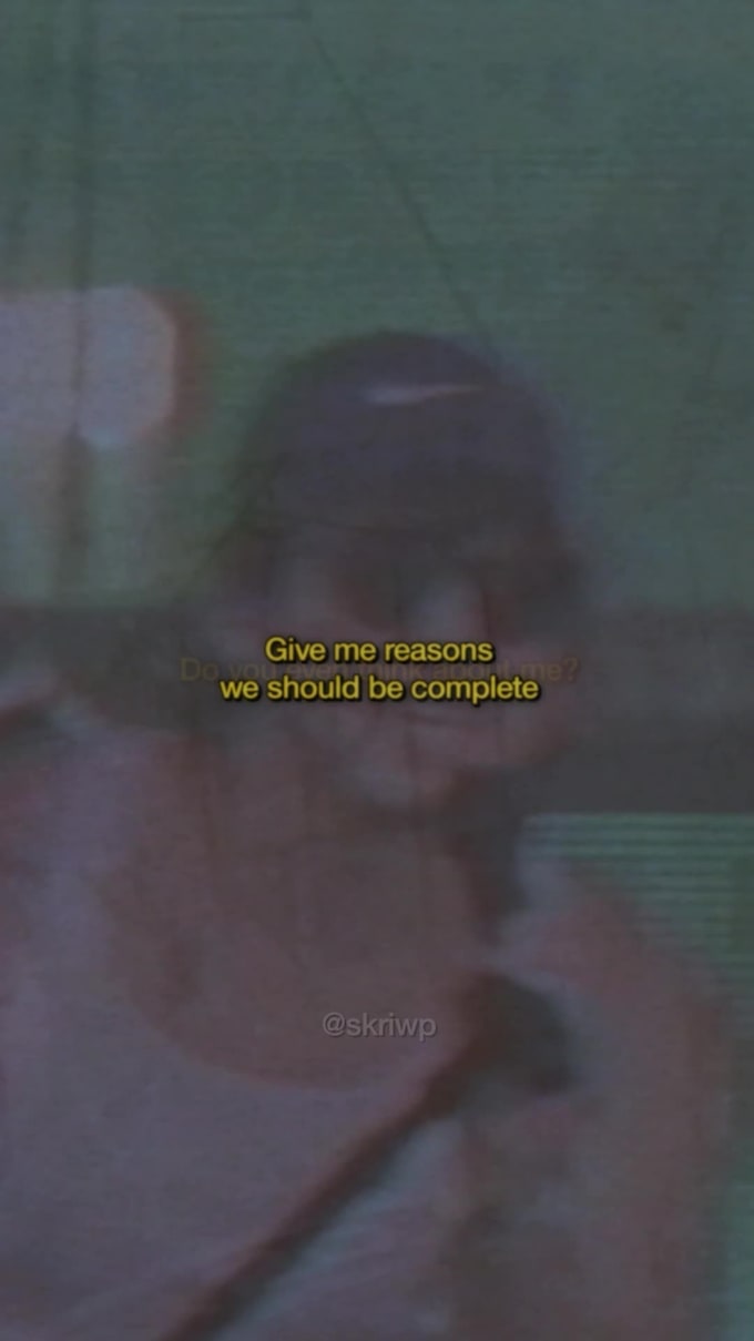 Do a aesthetic vhs tiktok lyric video to your song by Skriwp | Fiverr