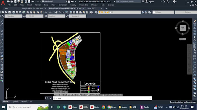 Create a layout plan for a housing society by Hassan128895 | Fiverr