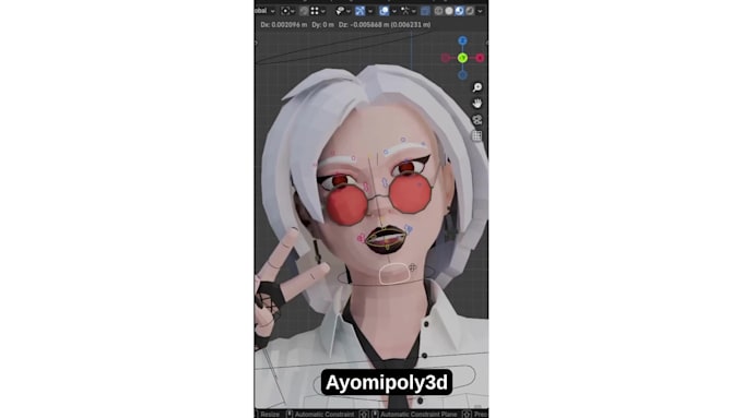 Design animate custom 3d lowpoly retro music visualizer loop gif amv ...