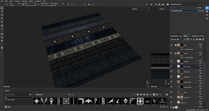Create trim sheets for modular environment by Opheliairidacea | Fiverr