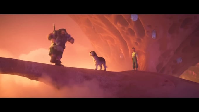 Create 3d disney pixar style, movie scene, 3d disney pixar movie