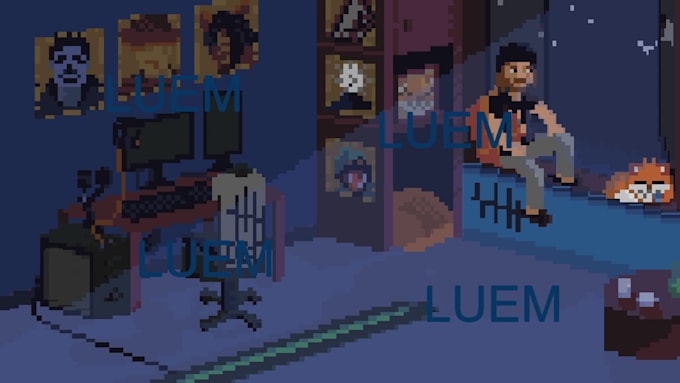 Create pixel art animation intro outro for your stream by Luem__ | Fiverr