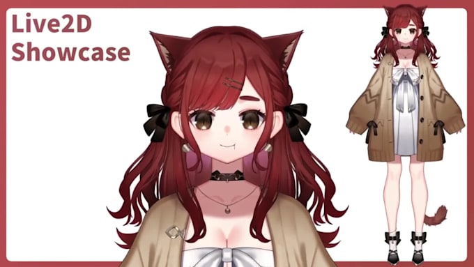 Design and rig 2d vtuber model, live2d vtuber, vtuber outfit for vtube ...