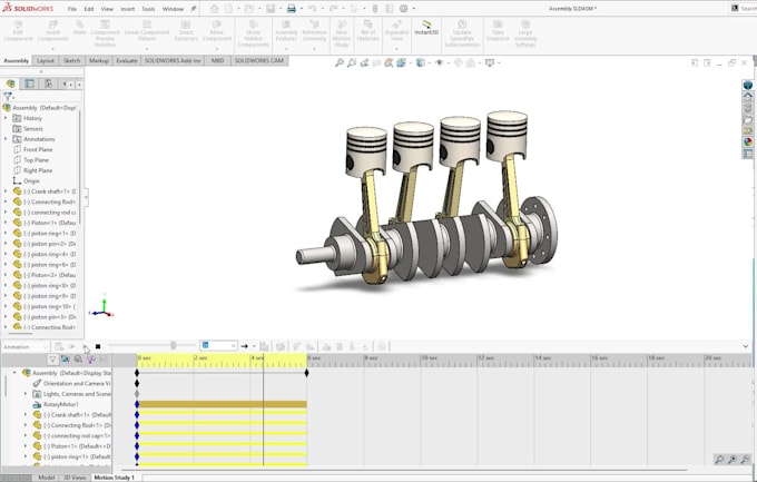 Design 3d and 2dcad modeling using solidworks and catia by ...