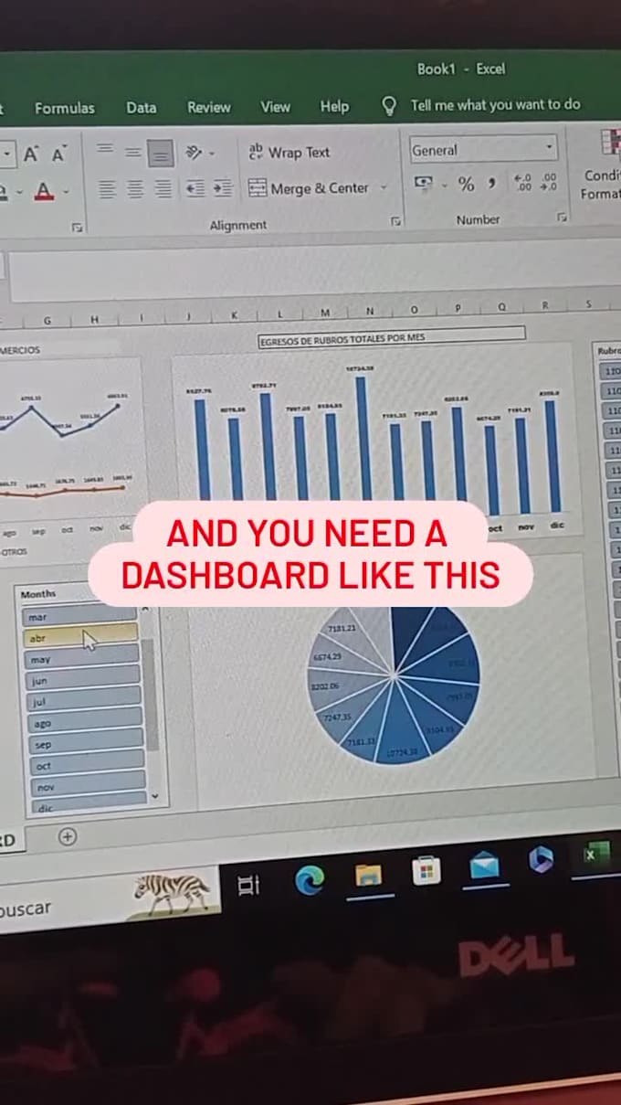 Create simple dashboard in excel by Milagrosuira | Fiverr