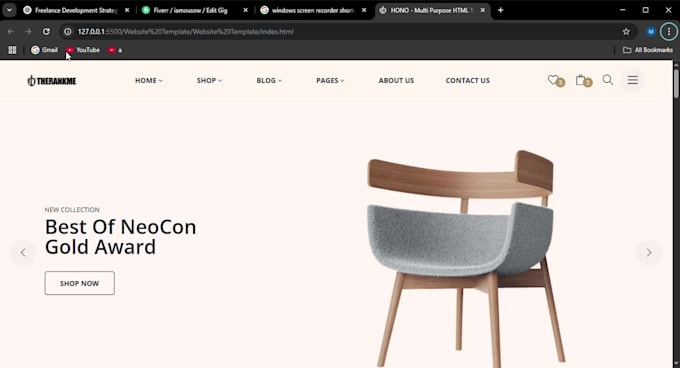 Build a high converting responsive landing page by Iamousow | Fiverr