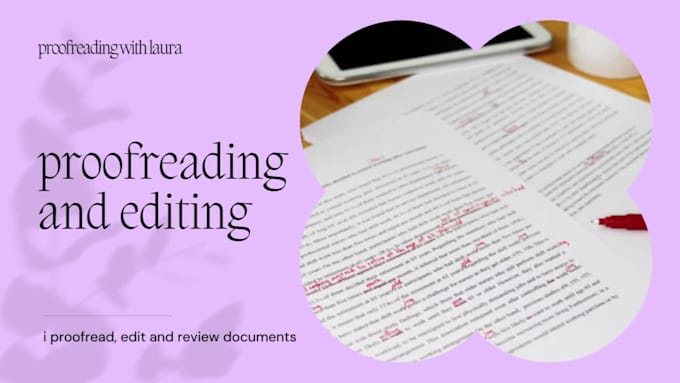 Proofread documents and edit them by Lauraelaine2 | Fiverr