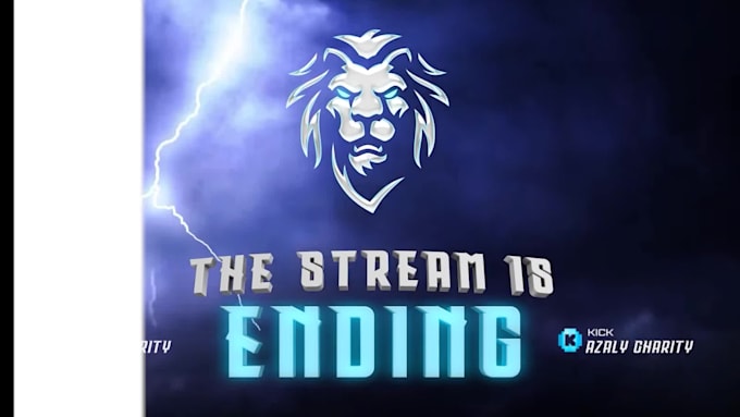 Make an animated stream overlay or logo animation by Farhanhaider7 | Fiverr