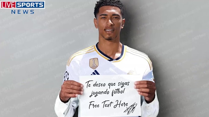 Make spacial jude bellingham happy birthday wish gift video for you by ...