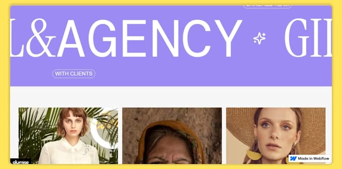 Do webflow website, webflow gsap, figma to webflow webflow animation ...