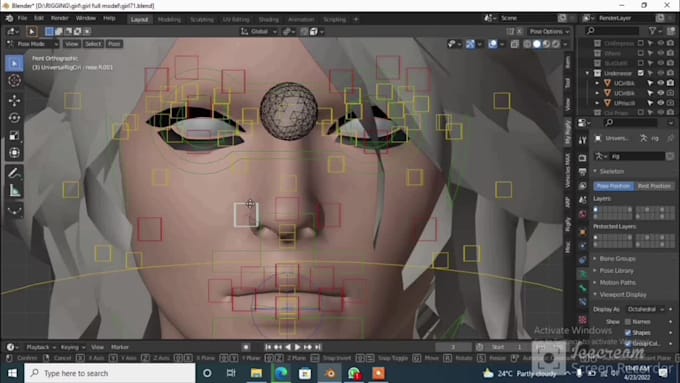 Rig 3d character in blender software by Zafran_awan | Fiverr