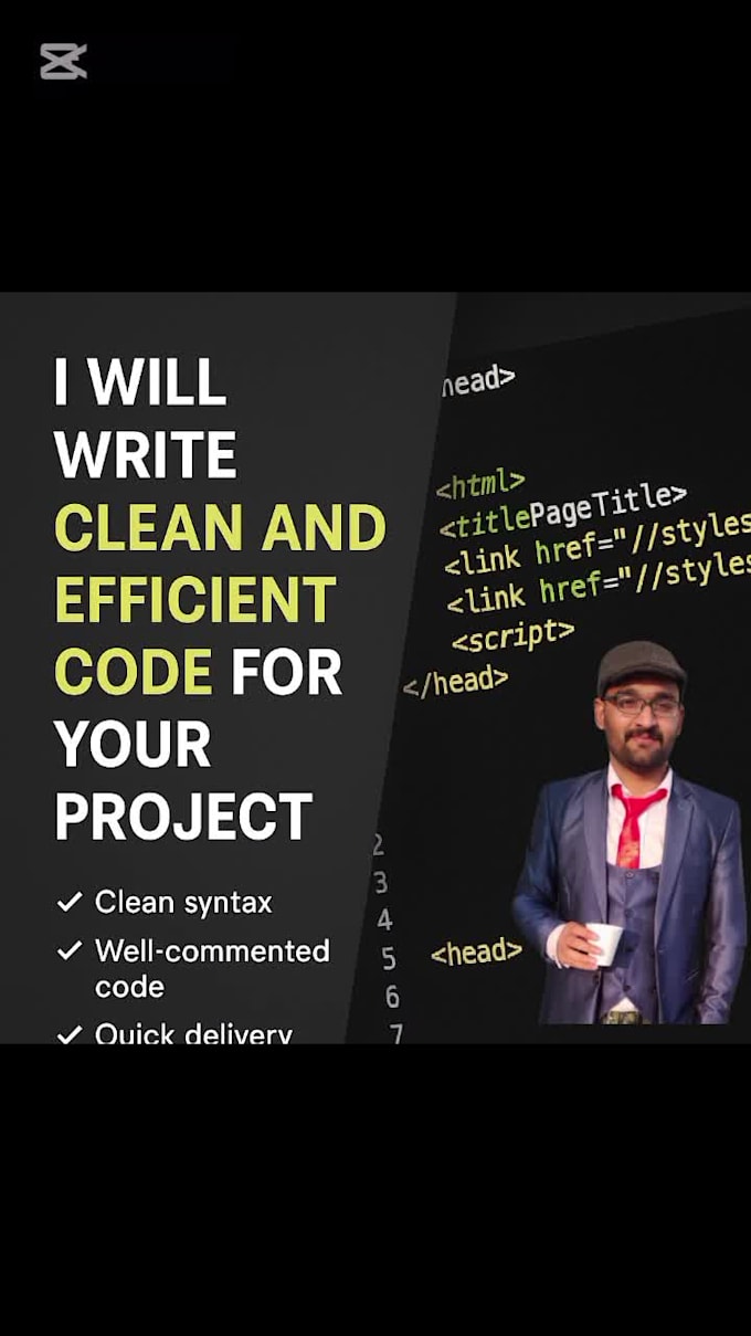 Write clean and efficient code for your project by Chnomi990 | Fiverr