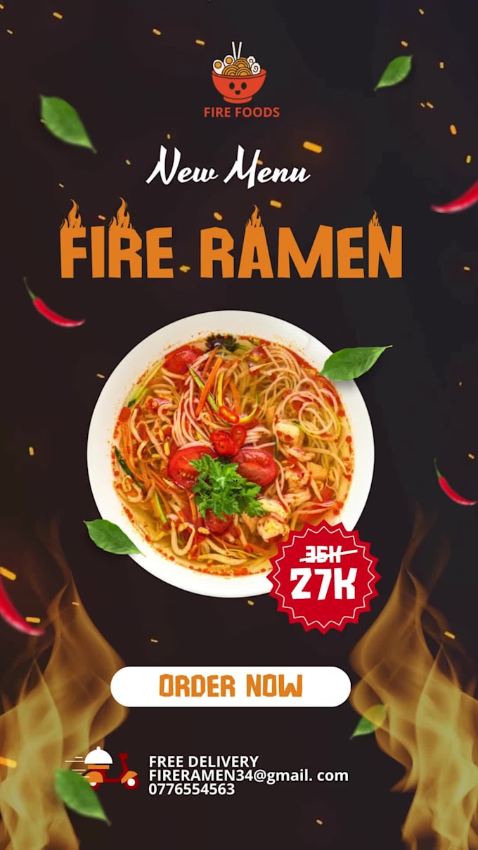 Design restaurant and food menu, poster, by Aroshaslk | Fiverr