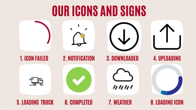 Make lottie icons, characters, signs animation by Naman1322 | Fiverr