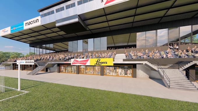 Create quality 3d stadium animation, 3d arena design with 3d football ...