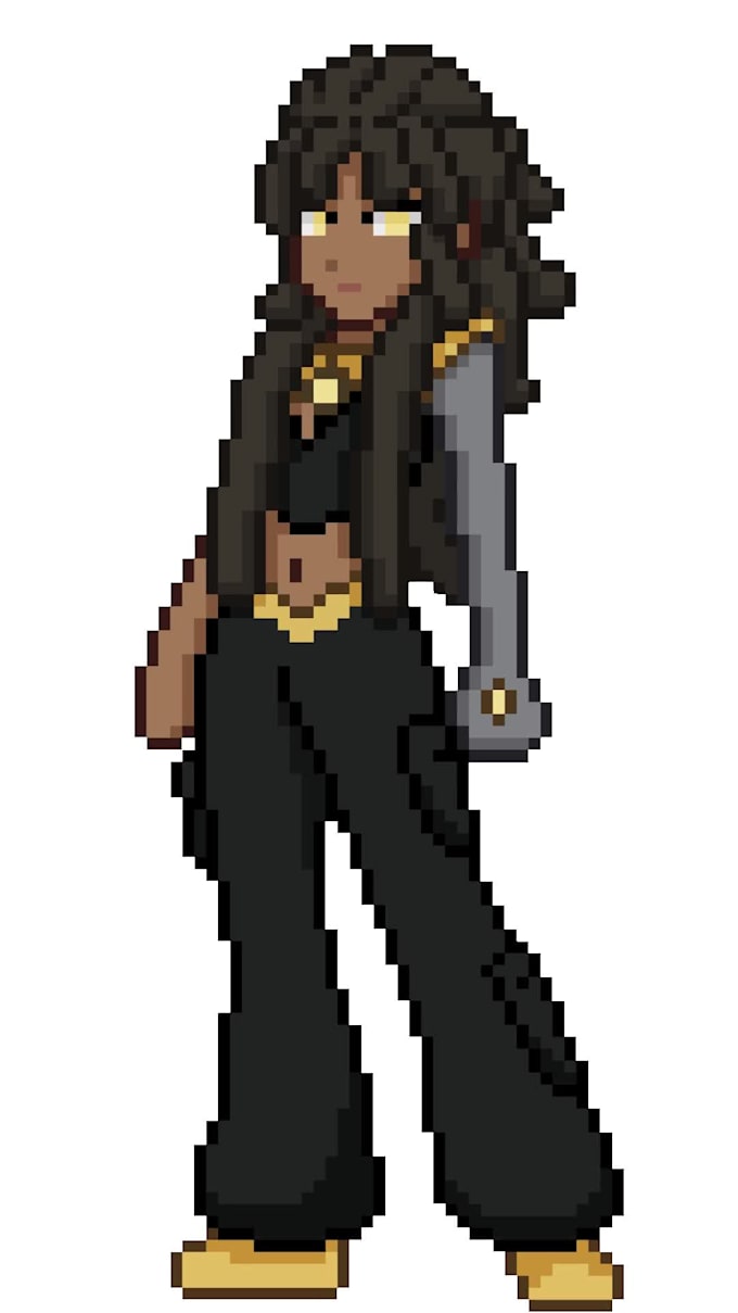 Dibuja tu hoja de personaje en estilo pixel art