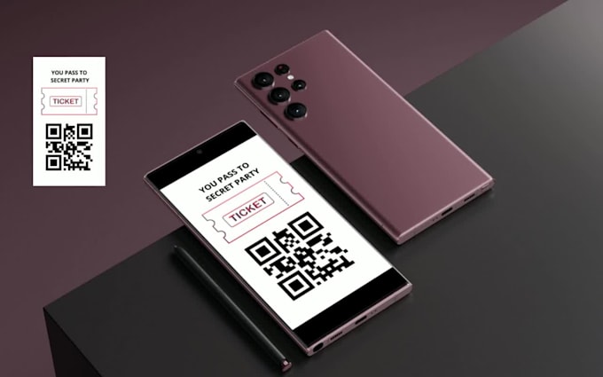 Create a ticket or invitation with a secret phone entry code by ...