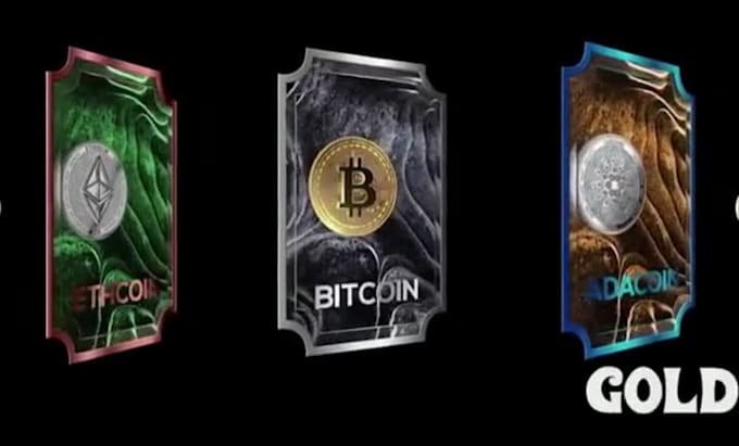 Create crypto 3d card animation, 3d model voxel art, 3d nft animation ...