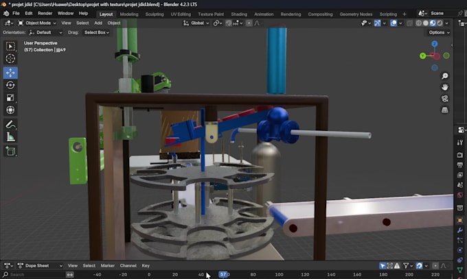 Make realistic 3d industrial process simulations in blender by Karimhanzaz | Fiverr