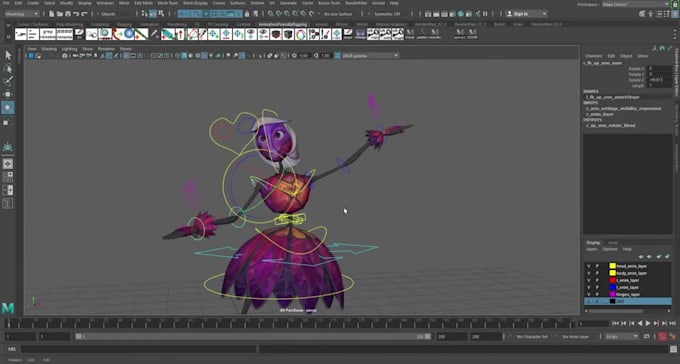 Rig 3d character in blender, maya, 3d rigify, wonder dynamics, rokoko ...
