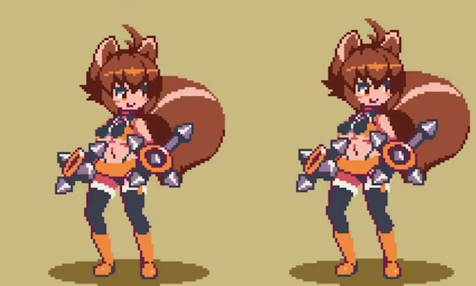 Draw 2d sprite sheet pixel rpg art pixel art animation tileset asset pixel art by Freddie ...