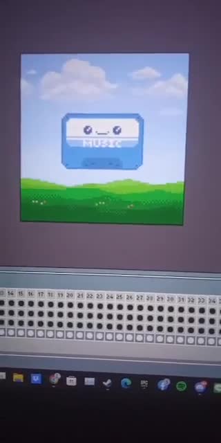 Do a pixel parallax background profile with your custom character 96x96 ...