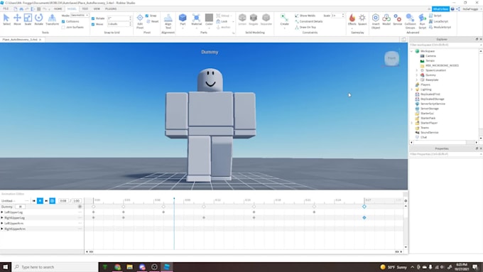 Do custom roblox animations by Mrfroggo | Fiverr