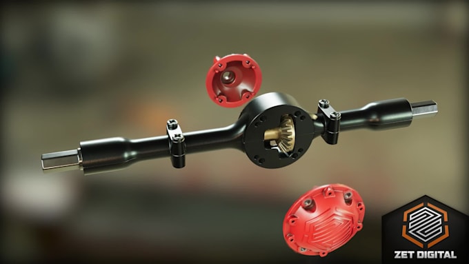 Make 3d animation of your products assembly process by Zet_digital | Fiverr