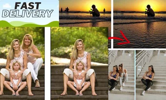 Add or remove person, objects, edit photo using photoshop by Spsenirudin | Fiverr