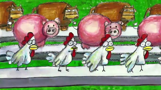 Make a 2d traditional hand drawn loop animation by Jiseonlee | Fiverr