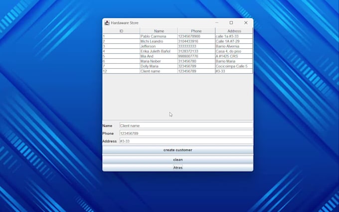 Basic java system with crud, mysql by Jartur_18 | Fiverr