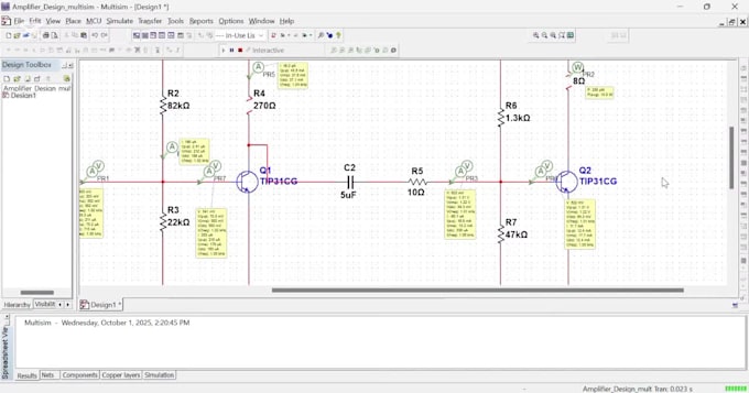 Do circuit design, analysis and simulation in multisim, proteus, simulink expert by Wassam ...