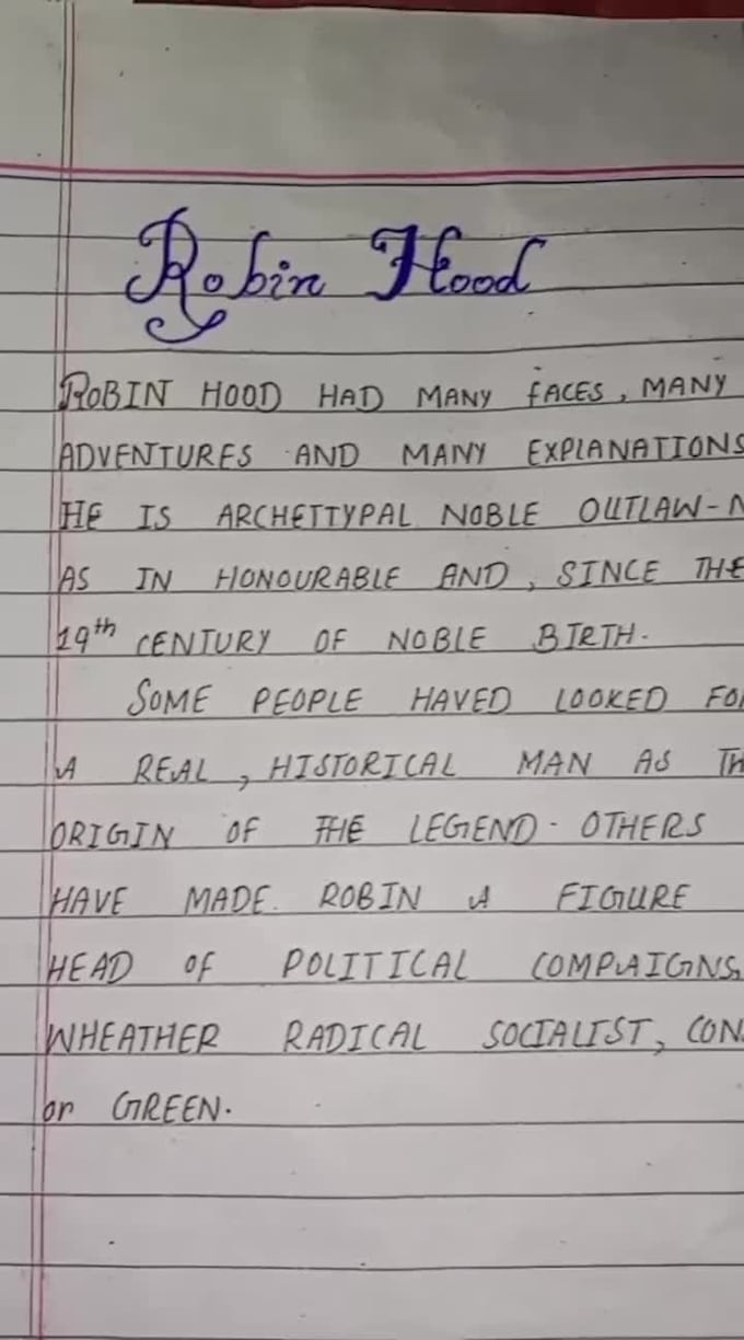 Handwrite beautiful notes and cursive letters by Usama_qureeshi | Fiverr