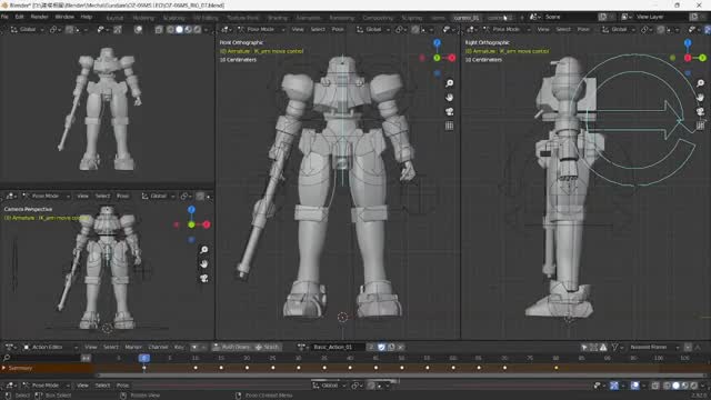 Simple fk rig 3d models, robot, facial rig, 3ds max to blender, rig control ue5 by Douguk | Fiverr