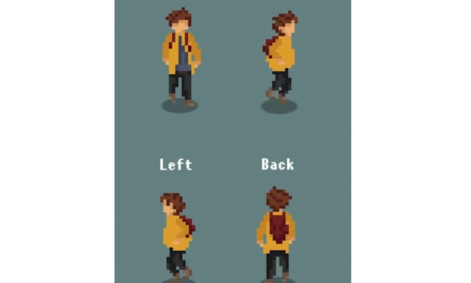 Do 2d pixel art animation for your game, draw 2d spritesheets, pixel ...