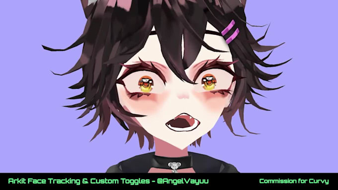 Create 52 arkit iphone blendshapes to your 3d character custom or vroid ...