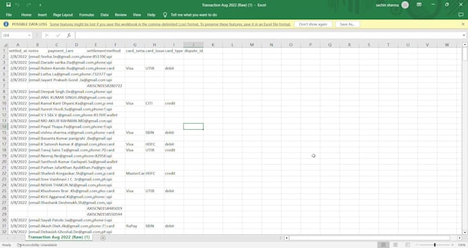Assist your data entry excel typing and copy paste work by Shakhalll ...