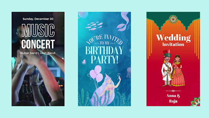 Create your social media invitation card for any occasion by Mxinxk ...