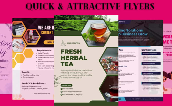 Create canva flyer design ,animated flyers , motion flyers by ...